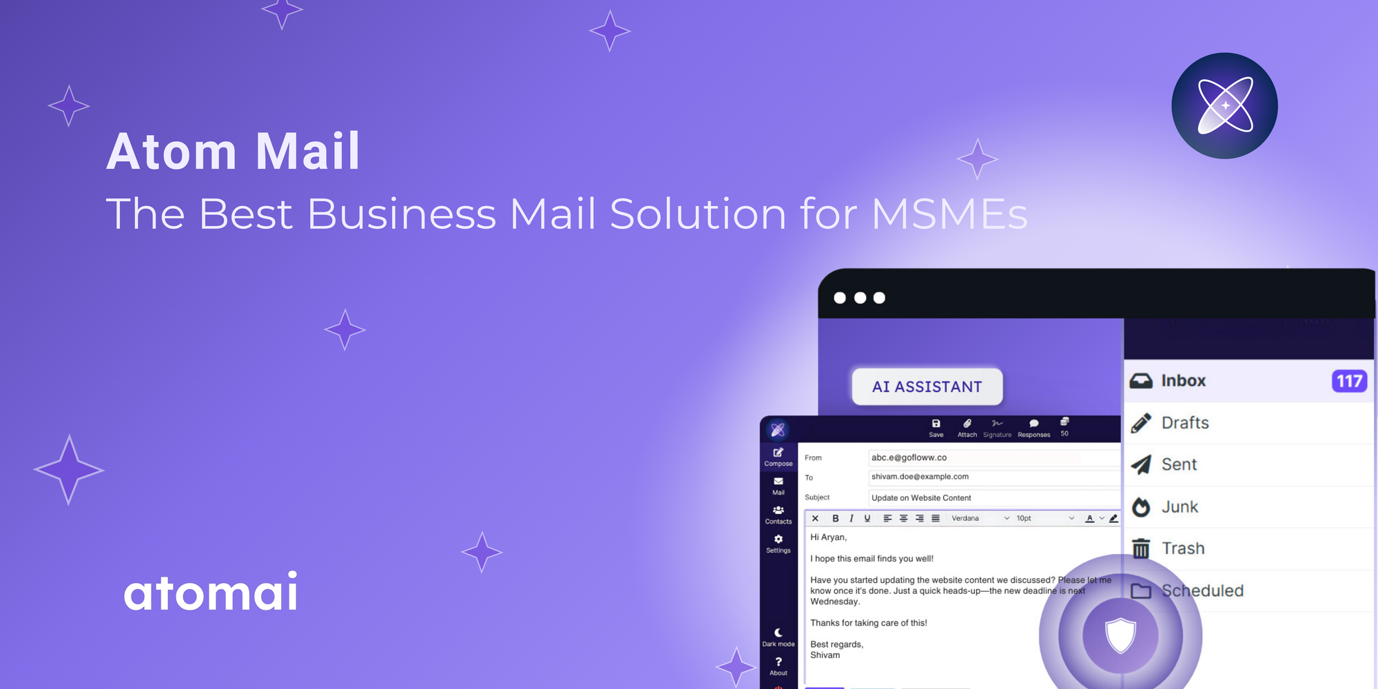Atom Mail: The Best Business Email Solution for MSMEs